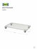 Корзина IKEA 68 см x 39 см металлическая с колесами для хранения