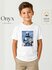 Футболка ONYX PRINTS, размер 122, белый