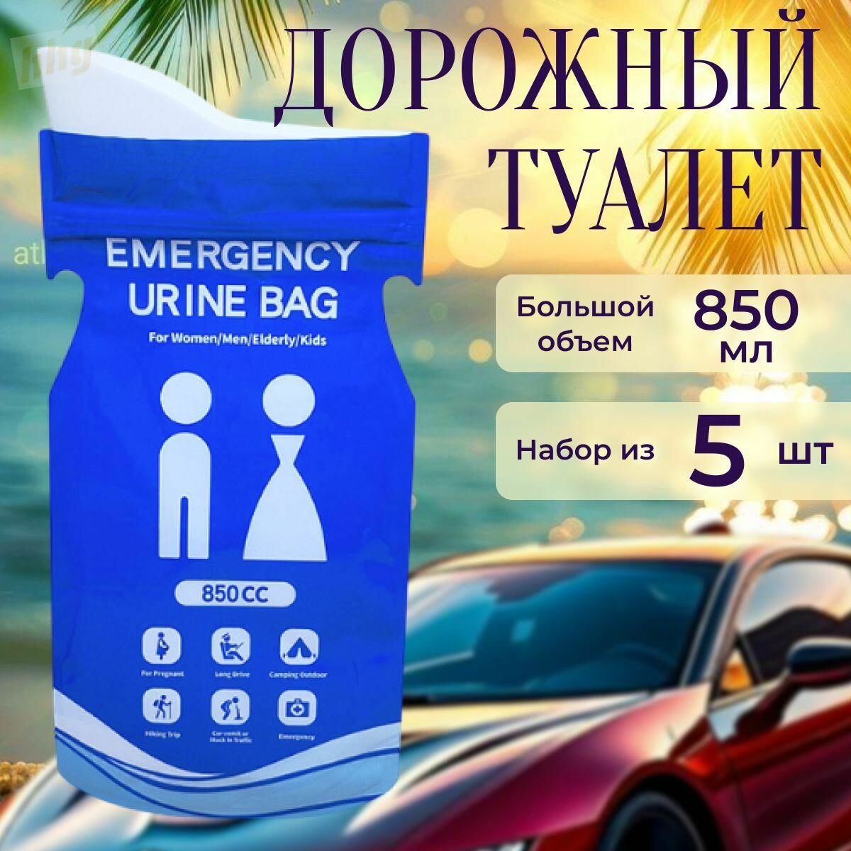 Туалет автомобильный