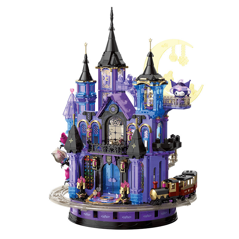 Конструктор унисекс TOP TOY x Sanrio Kuromi Amethyst Castle Building Blocks Set