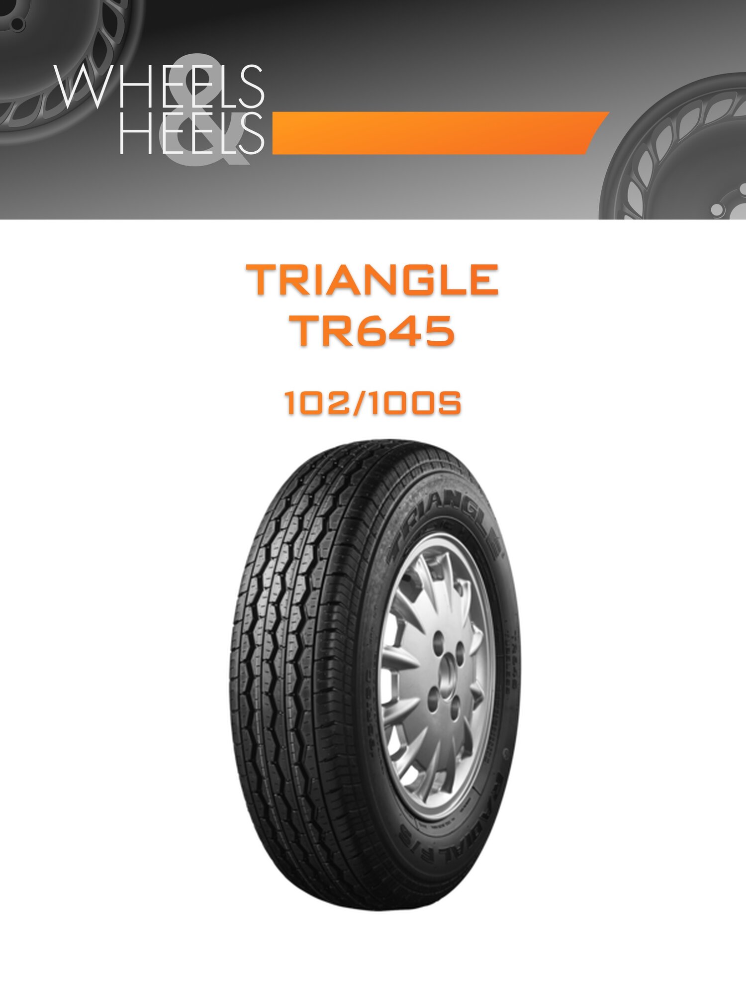 Шина автомобильная Triangle TR645 185/0 R14 102/100S SUMMER, летняя, универсальная