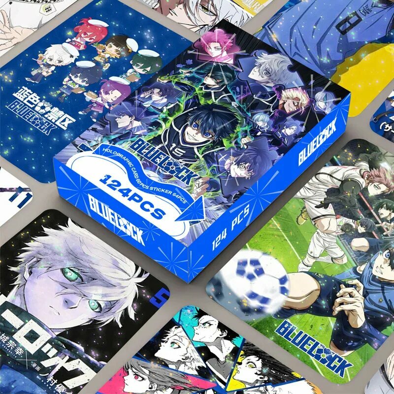 Коллекционные карточки Blue Lock, 124 PCs, Color: lan-124PCs