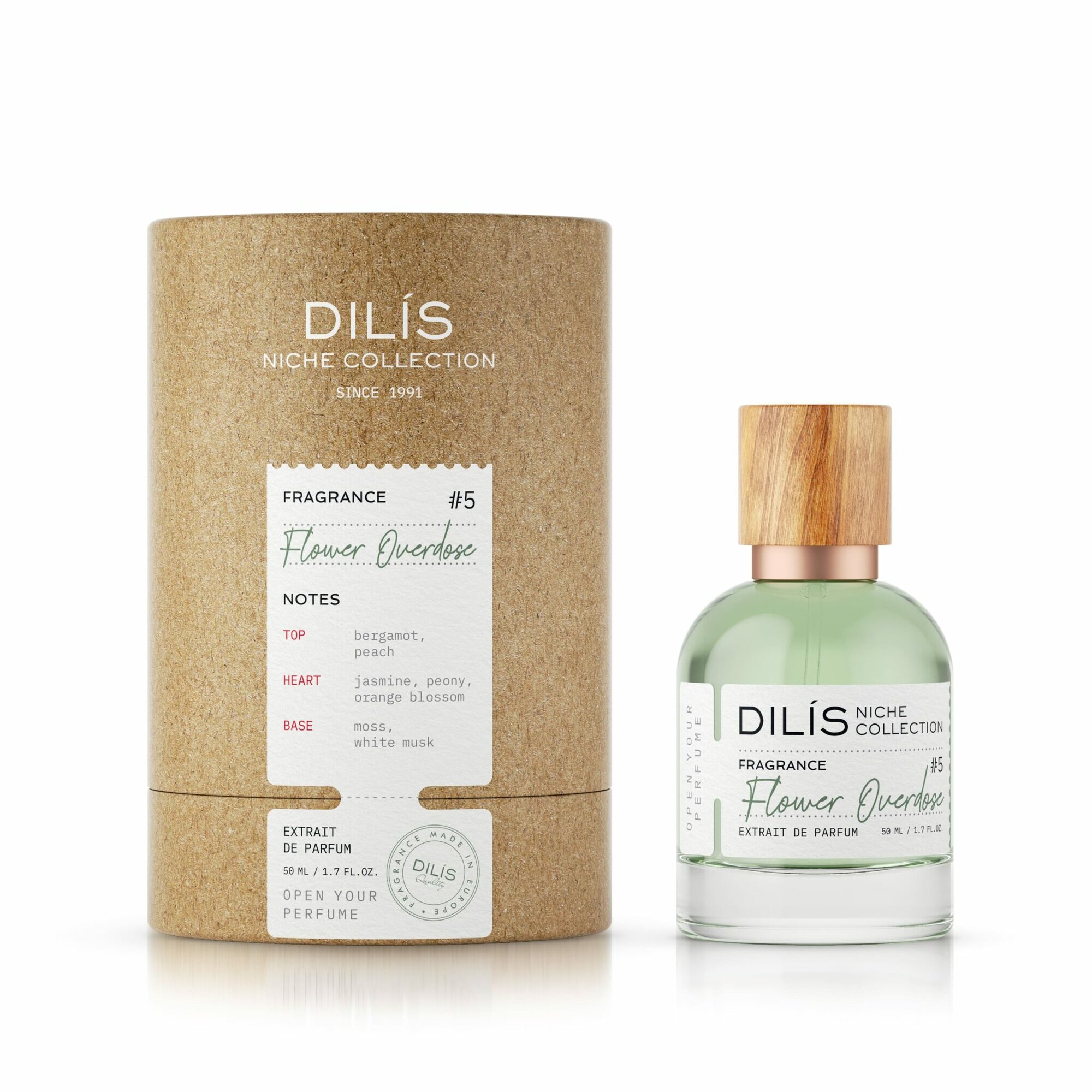 Dilis Parfum Духи женские DILIS Flower Overdose, флакон 50 мл