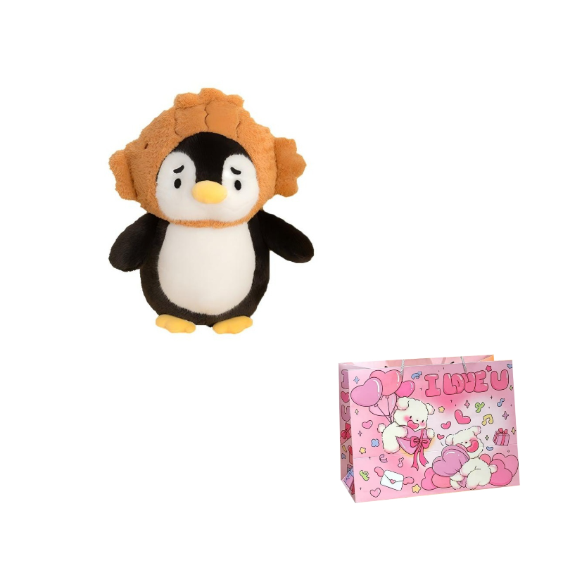 Ободок для волос унисекс PUDOWRABBIT, Bream Headgear Dodo Penguin, 32CM EU