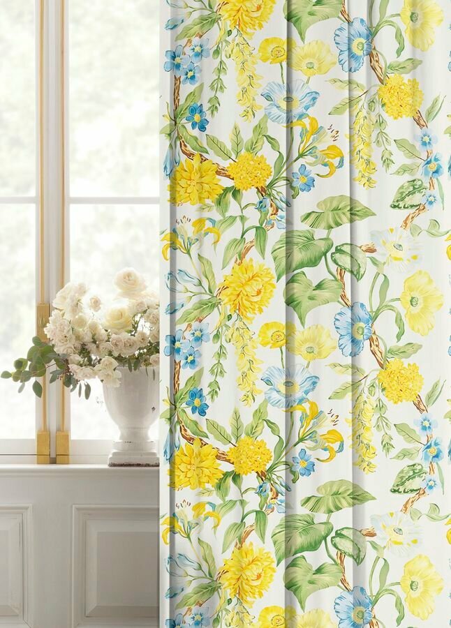 Штора Seasons Димаут 150х270 см Флора Бархат