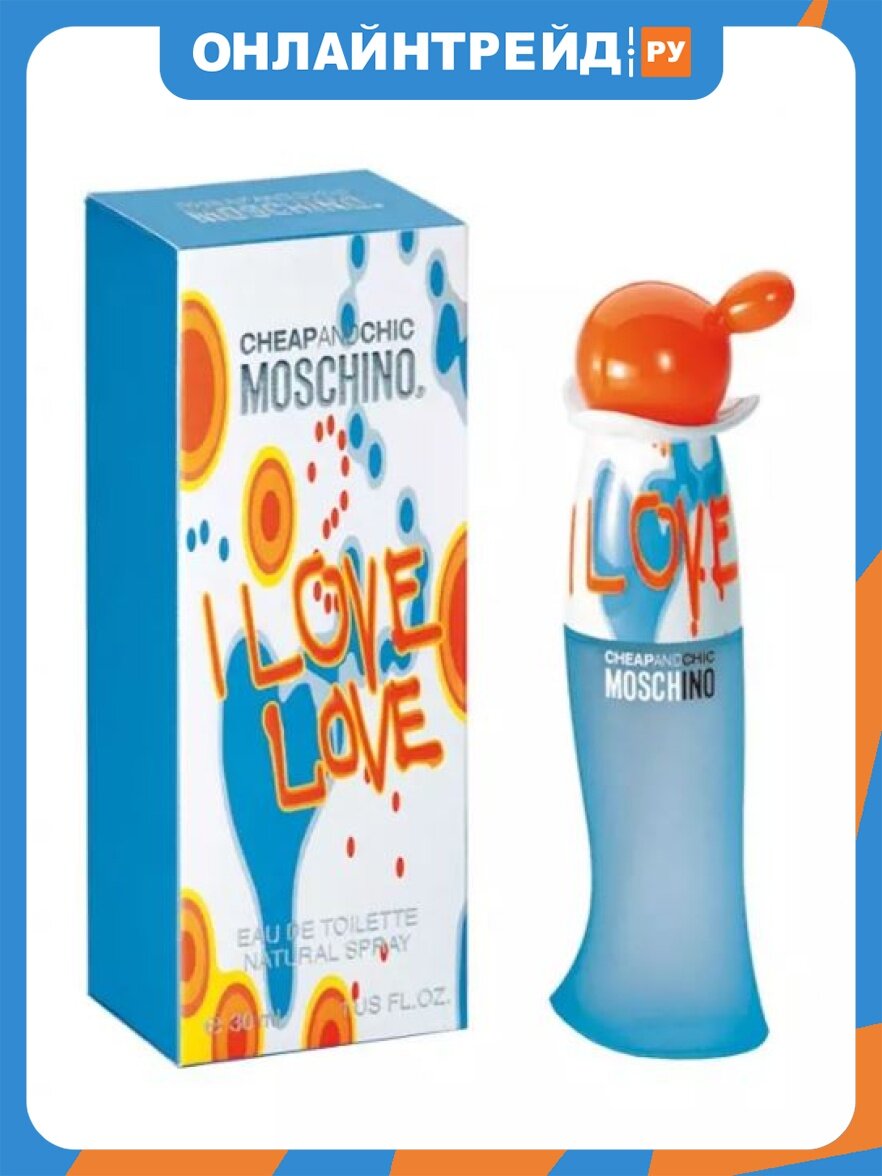 Женская туалетная вода Moschino I Love Love, спрей 30 мл