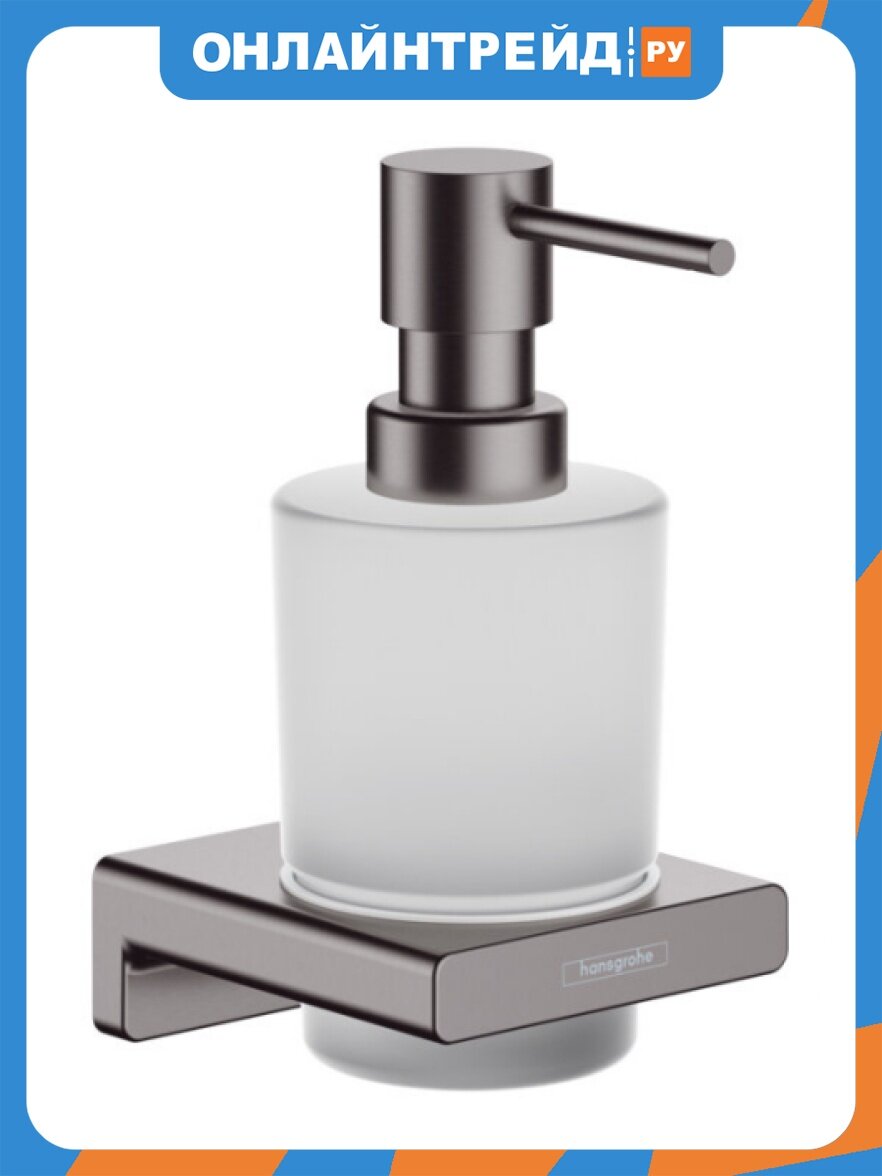 Дозатор Hansgrohe AddStoris, шлифованный черный хром