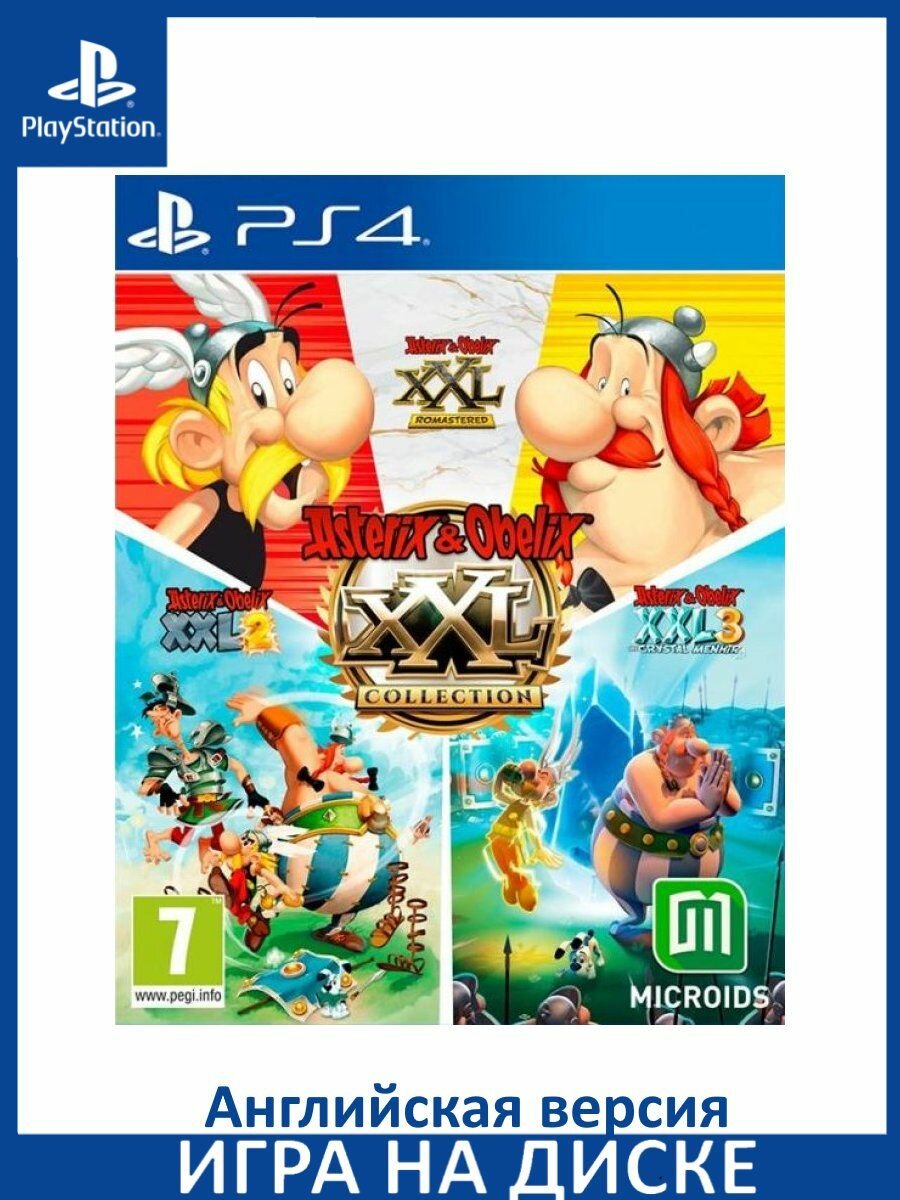 Игра Asterix and Obelix XXL 1-2-3 Collection PS4 Диск на PlayStation 4 Английская версия