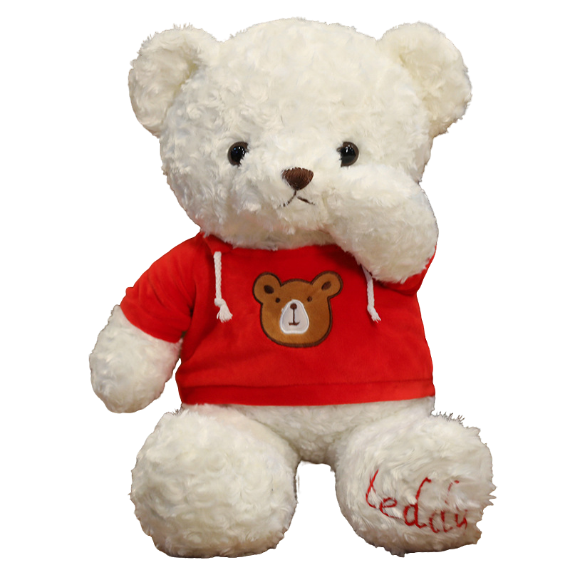 Мягкая игрушка унисекс ZHIRONGHUI Rose Bear White — Red Bear Sweatshirt, 160CM EU