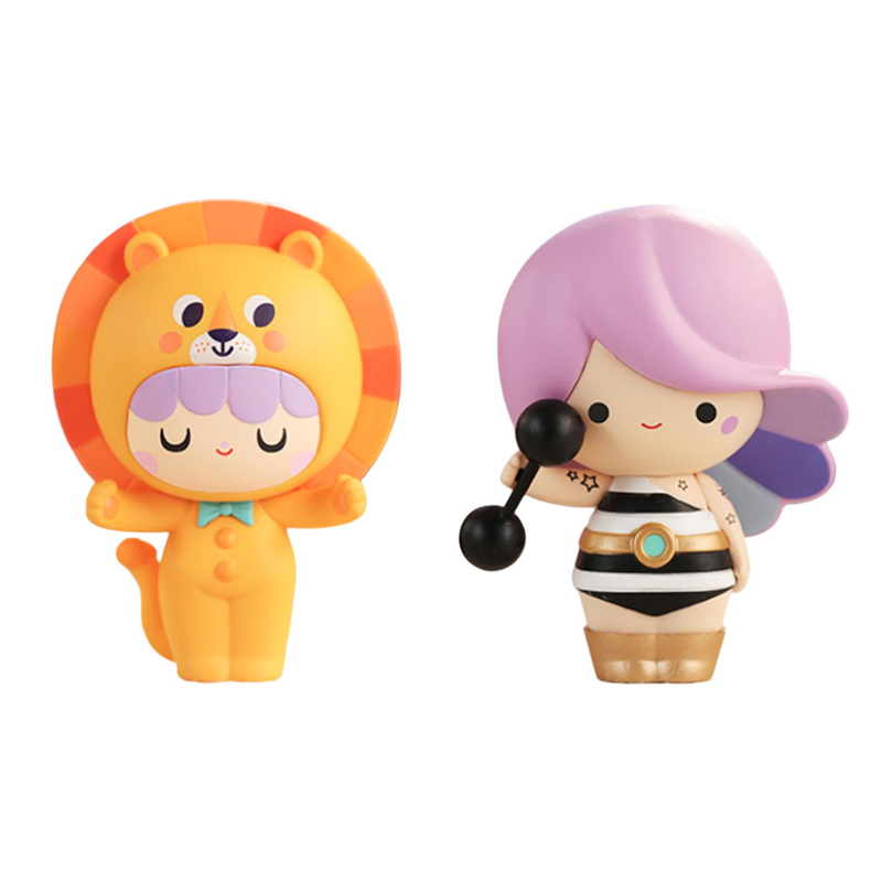 Игрушка POP MART MOMIJI Whisper Doll Цирковая коллекция, Confirmed model - Little Lion Boy + Monster Girl (unboxing and unpacking)