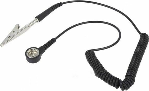 ELME WIRE BANANA 15-10 Соединительный провод с кнопкой, ESD, 1МОм, 1,5м, 1шт