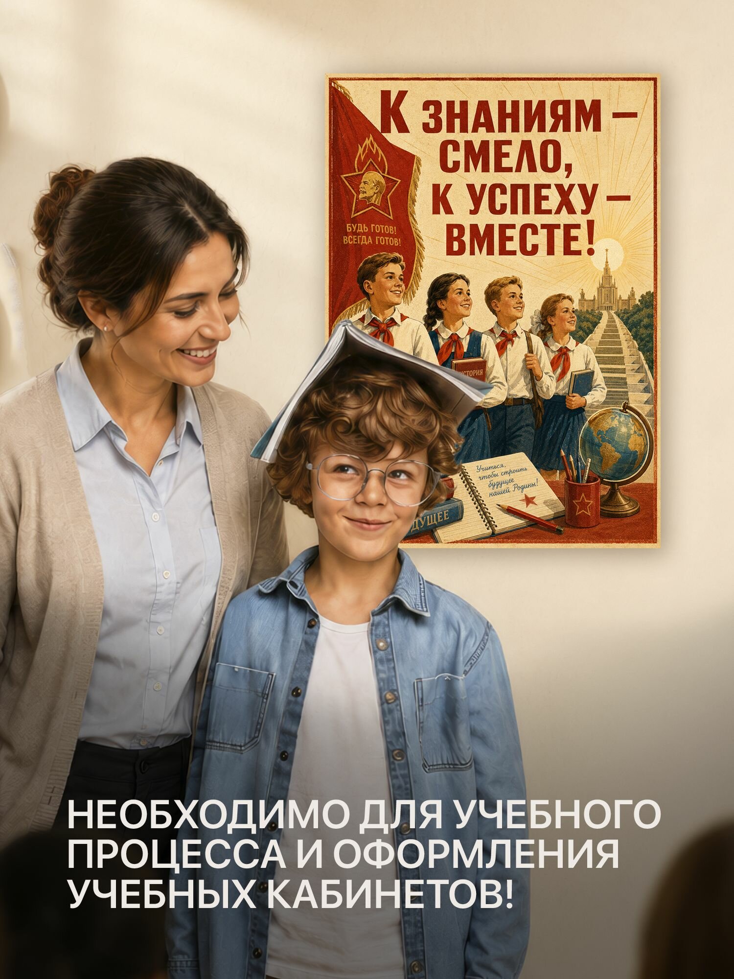 Плакат Девиз класса для школы, в класс — фото 1