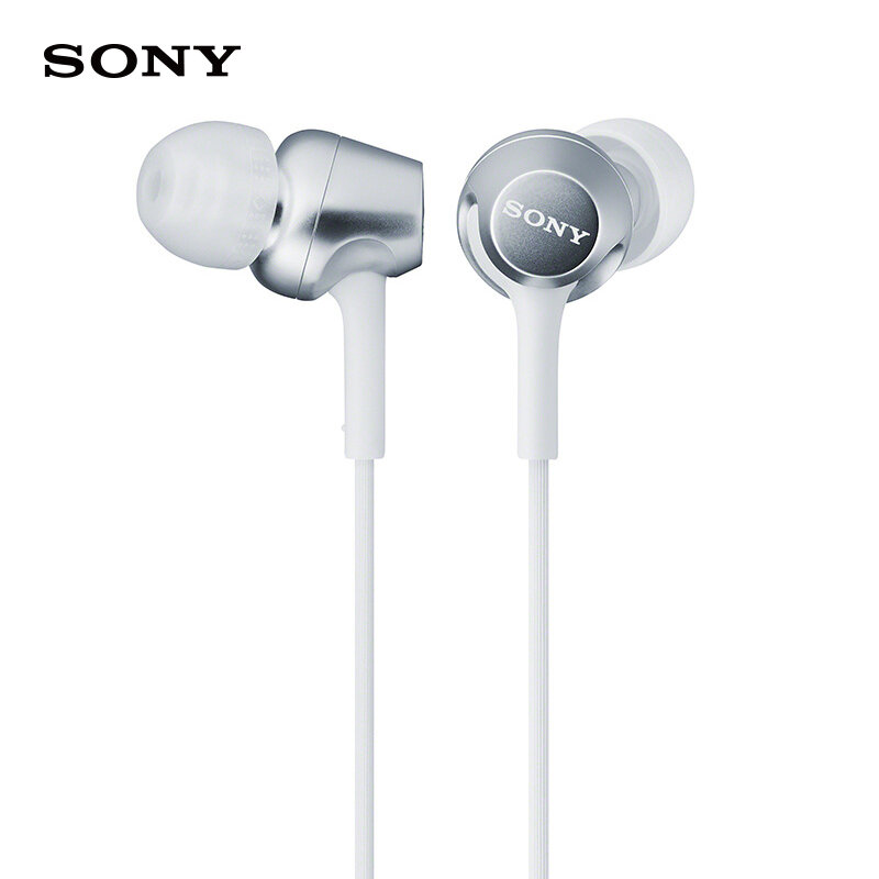 SONY MDR-EX255AP вкладышные стерео наушники для звонков белый Цвет：Белый