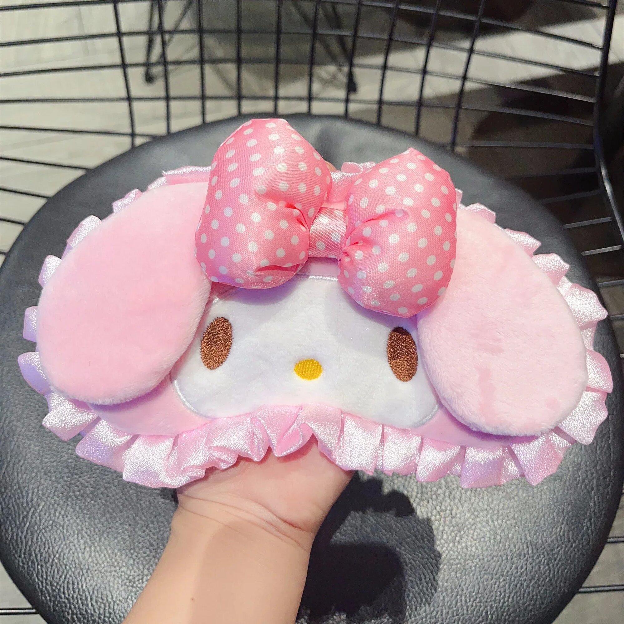 Плюшевая маска для сна My Melody, розовый