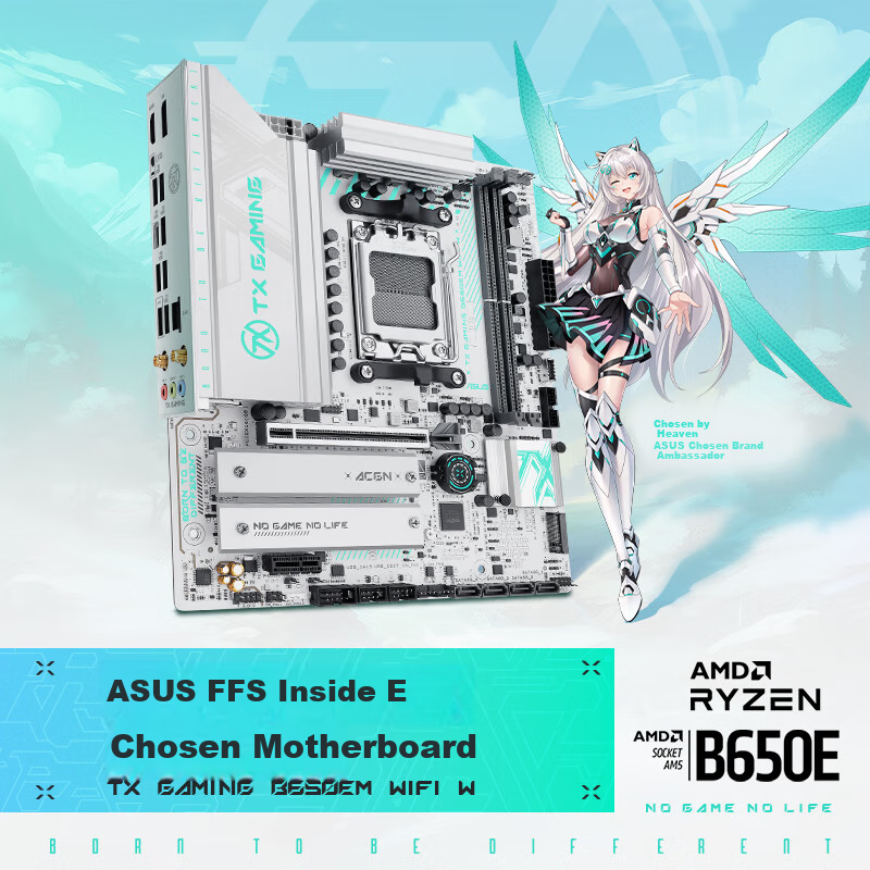Материнская плата ASUS TX GAMING B650EM WIFI для процессоров AMD AM5 9700X/9600X/9800X3D Модель：Материнская плата