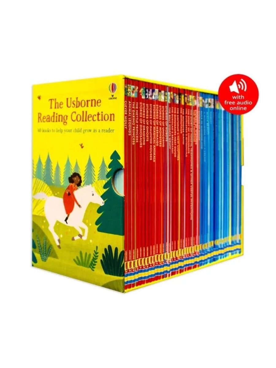 Usborne Young Reading Collection Pack (Set of 40 Books)