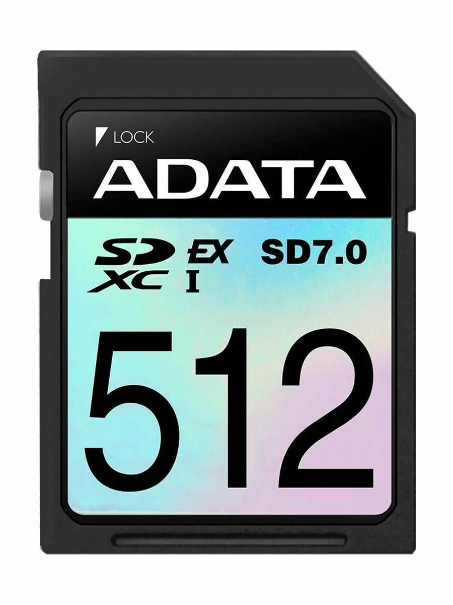 ADATA Premier Extreme 512 ГБ Карта памяти SDXC, ASD512GEX3L1-C, черная