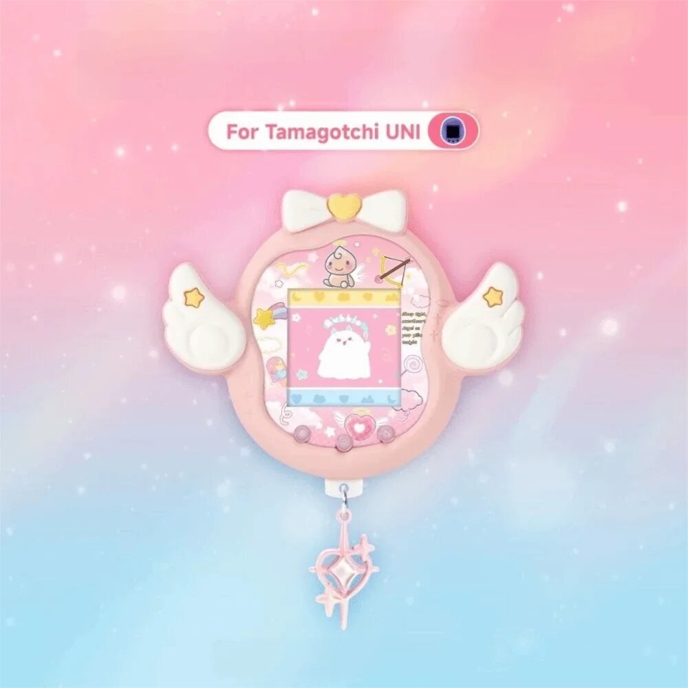 Силиконовый чехол для Tamagotchi Uni розового цвета Pink