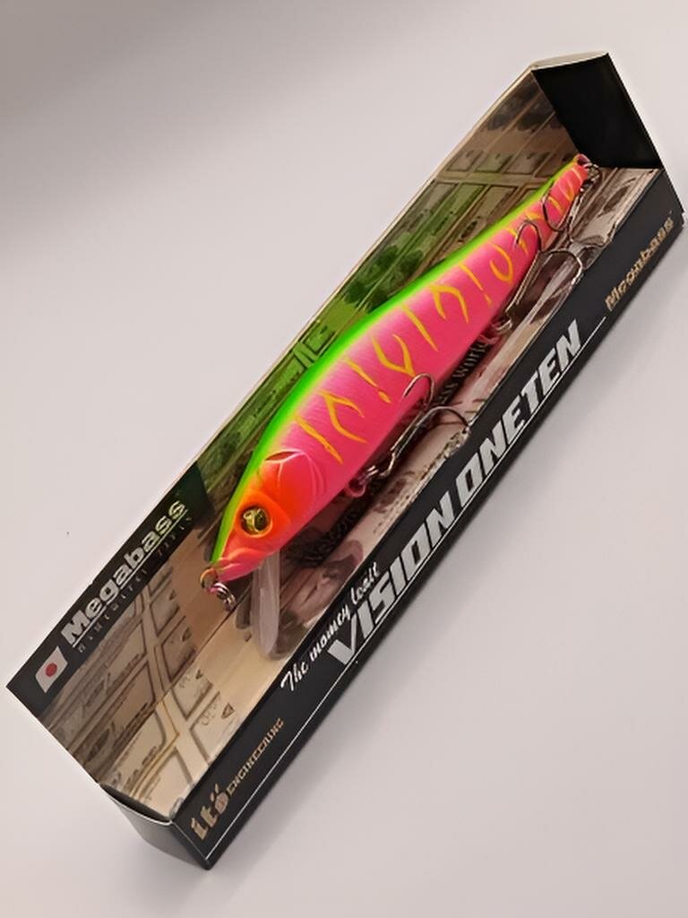 Megabass Vision Oneten Suspend 110 мм 12 г суспендер воблер для ловли щуки окуня и судака на глубине 0.8 1.2 м