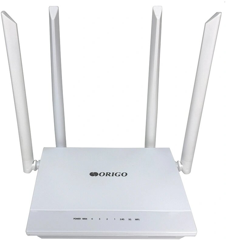Маршрутизатор Origo AC1200 (OWR1240ACG/A1A) AC1200 10/100/1000BASE-T белый