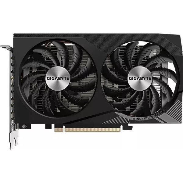 Видеокарта Gigabyte PCI-E 4.0 GV-N3050WF2OCV2-8GD NVIDIA GeForce RTX 3050 8Gb 128bit GDDR6 1792/14000 HDMIx2 DPx2 HDCP Ret