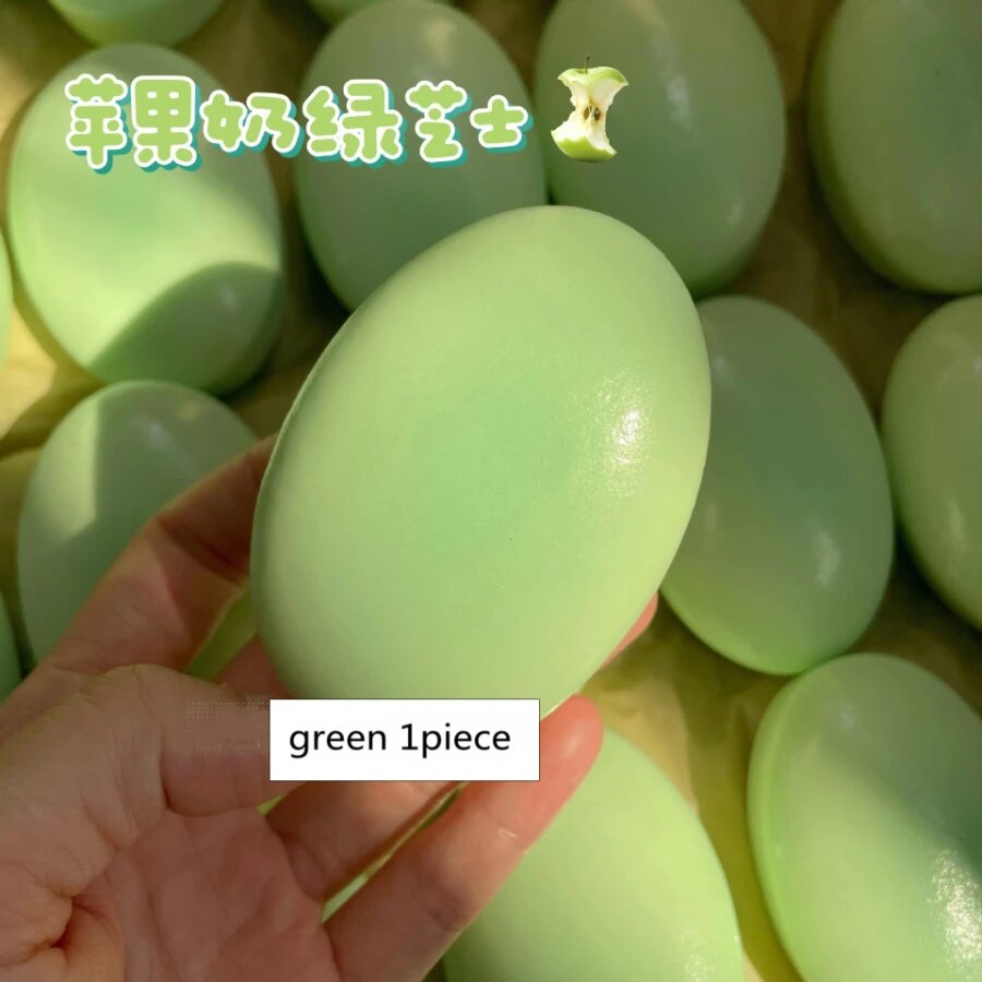 Мягкая игрушка-антистресс чизкейк премиум Зеленый, green