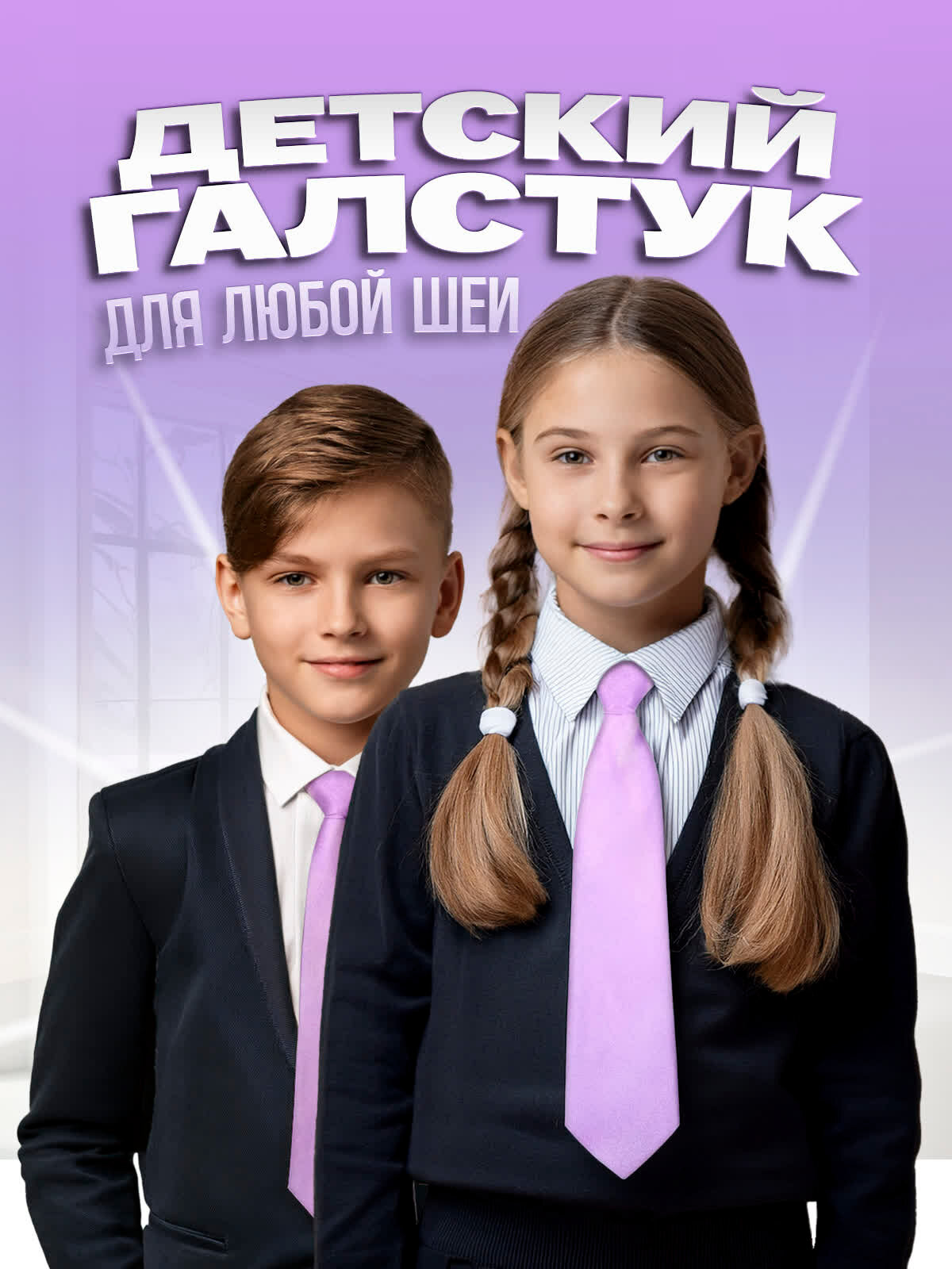 Галстук , фуксия