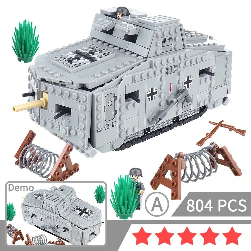 YouZhengle I Type A7V Танк Мобильная Фортеца