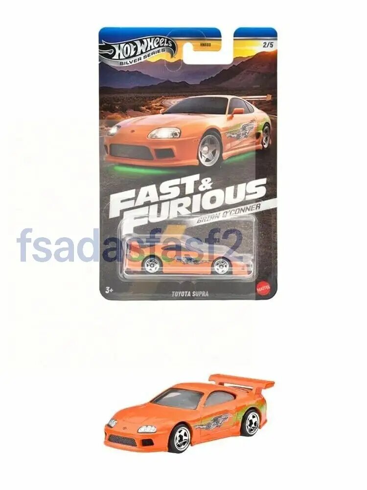 Машинка коллекционная Mattel Hot Wheels 2024 HNR88 Fast & Furious Toyota Supra