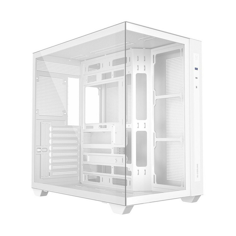 Корпус для ПК ID-Cooling VIEW 510 White, Mini Tower, ATX, Белый (VIEW 510 WH)