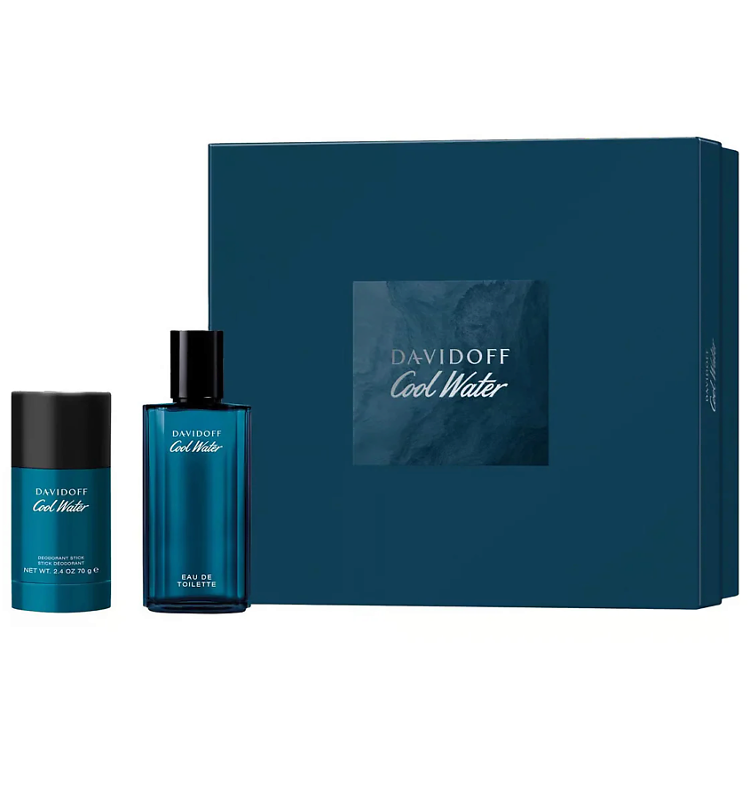 Davidoff men Cool Water Набор: Туалетная вода 75 мл. + Дезодорант-стик 75 мл.