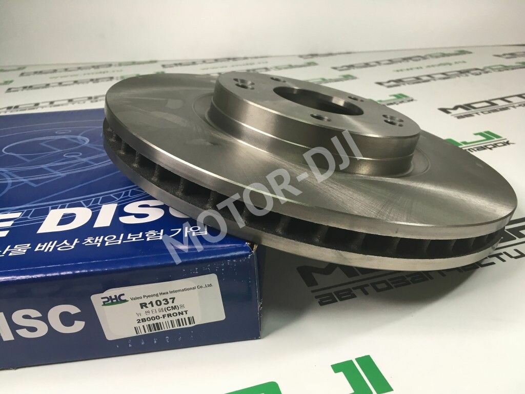 PHC Диск тормозной переднийй , арт. R1037 Santa fe New