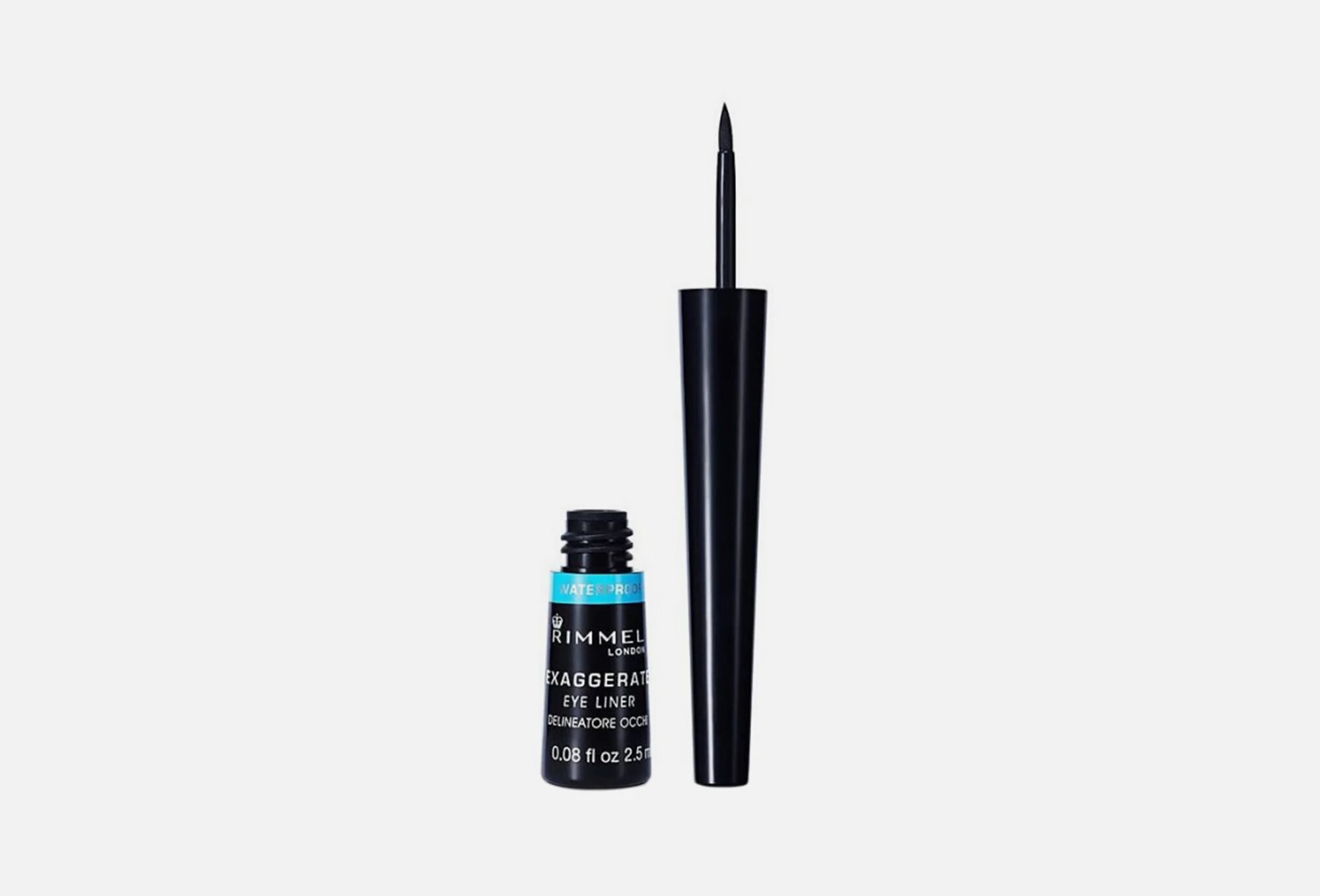 Rimmel Scandaleyes Exaggerate Водостойкая жидкая подводка 2.5мл