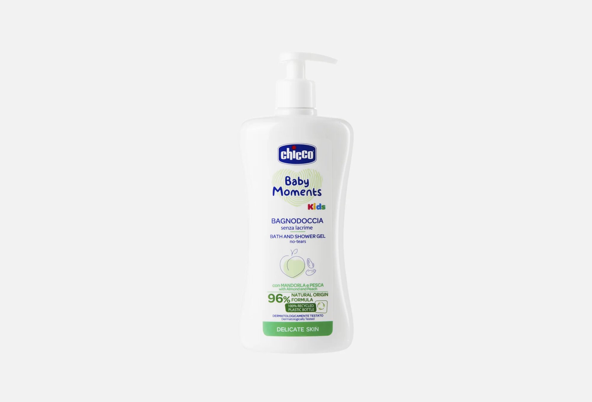 CHICCO Baby Moments Гель-пена для ванны 2в1 500мл
