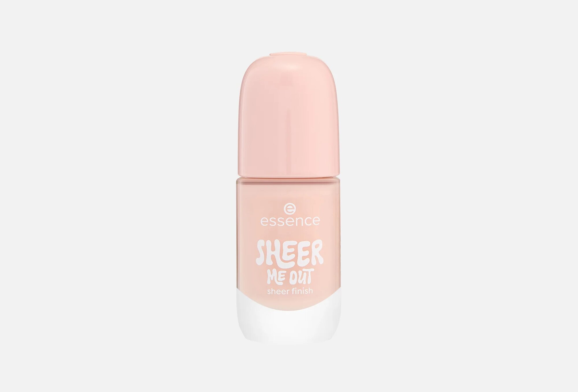 Essence gel nail polish Лак для ногтей 8мл 04, Sheer me out