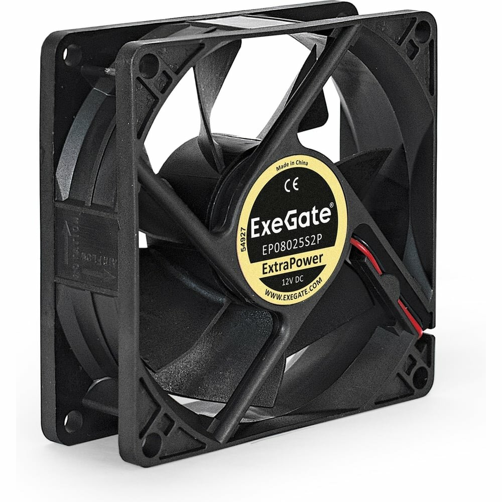 Вентилятор ExeGate ExtraPower EP08025S2P 80x80x25 мм подшипник скольжения 2pin 2200RPM 23dBA 283375