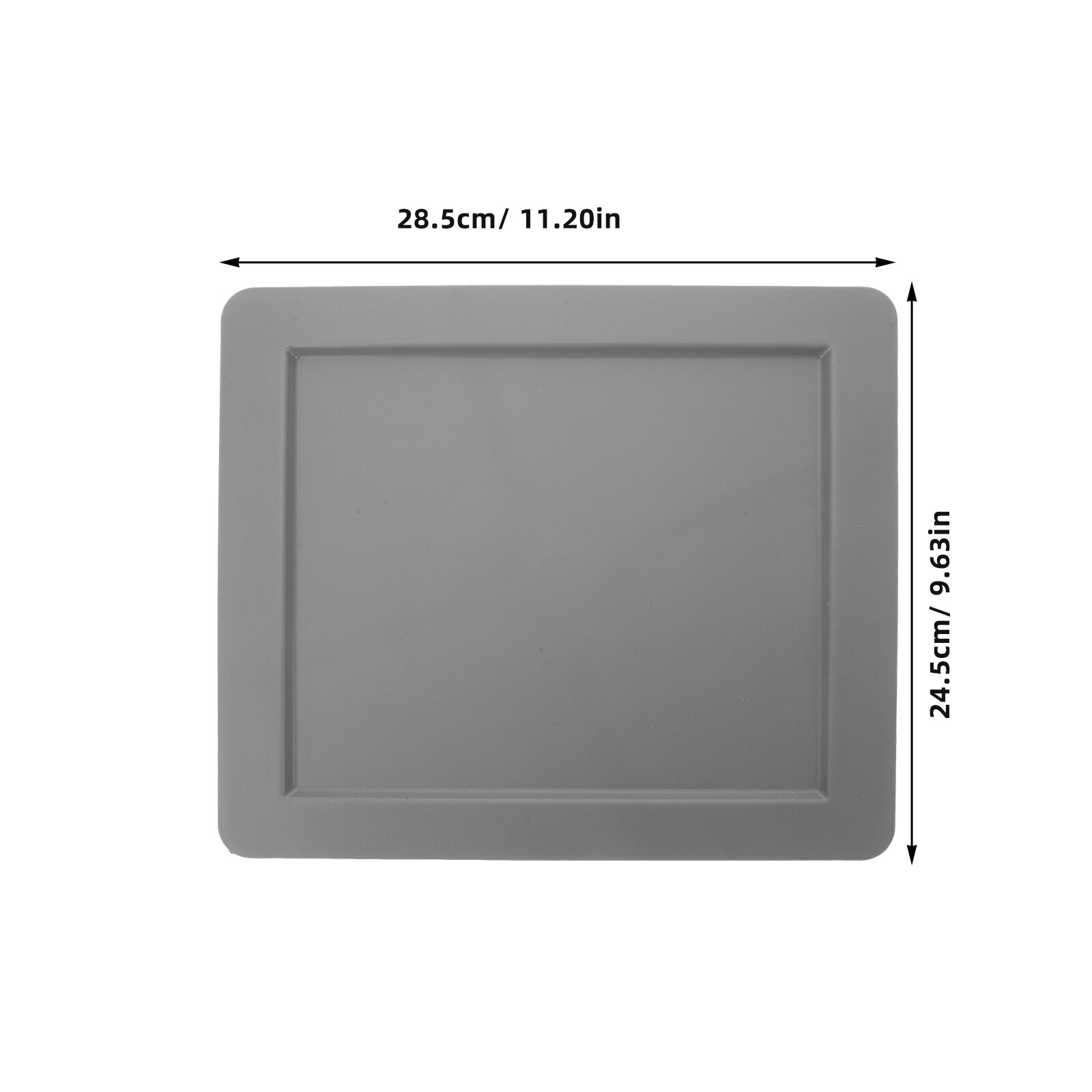 Противень Для Игр, Стимулирующий Творчество, Серый, Пластик, 28.50X24.50X1.00 Cm, 2 Штуки