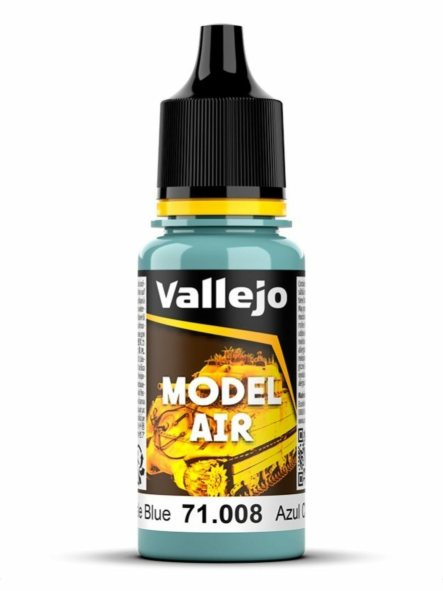 Краска акриловая для аэрографа Vallejo серии Model Air - Pale Blue 71008, 18 мл