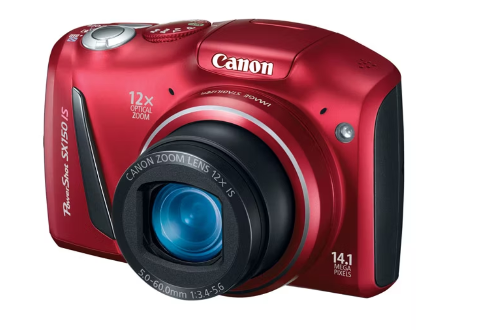 Фотоаппарат Canon PowerShot SX150 IS, красный
