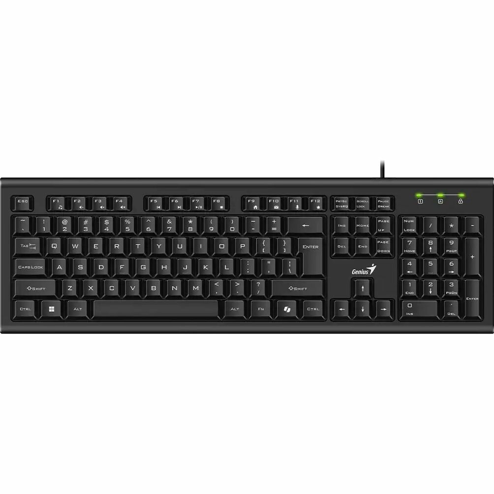 Клавиатура Genius KB-113 проводная, USB Type-A, чёрный