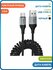 Дата-кабель Hoco X121 USB-Type-C, 1.5 м, черный
