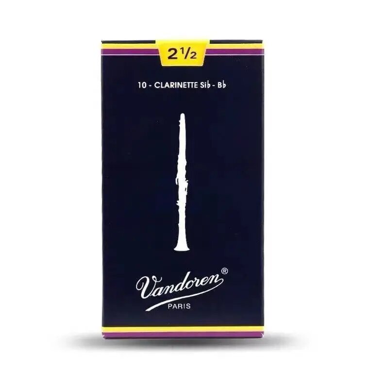 Vandoren Классические трости для кларнета, набор из 10 штук, жесткость 2.0/2.5/3/3.5