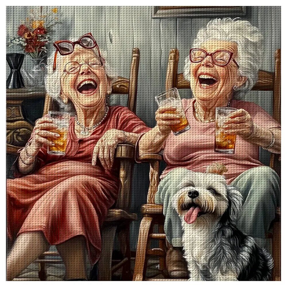 Вышивка крестом наборы/Набор для вышивания,30x30CM,11CT, Холст имеет нанесенный на него узор.