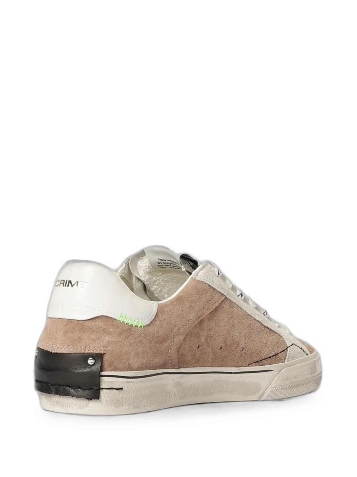 Кроссовки Crime London Deconstructed suede sneakers, размер 42, коричневый/серый/оранжевый — фото 1