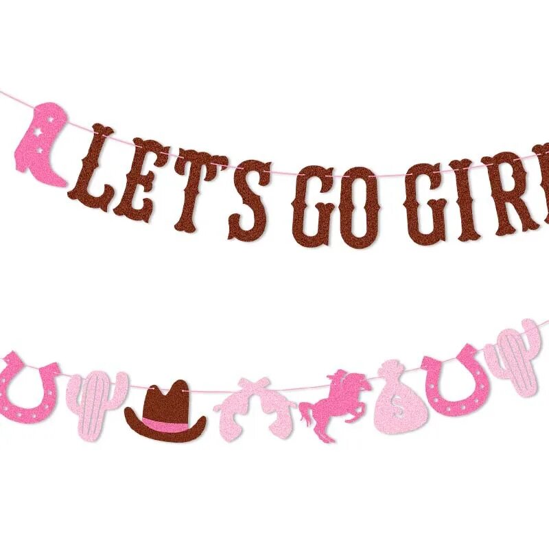 Гирлянда "Let's Go Girls" для девочки 3 — фото 1