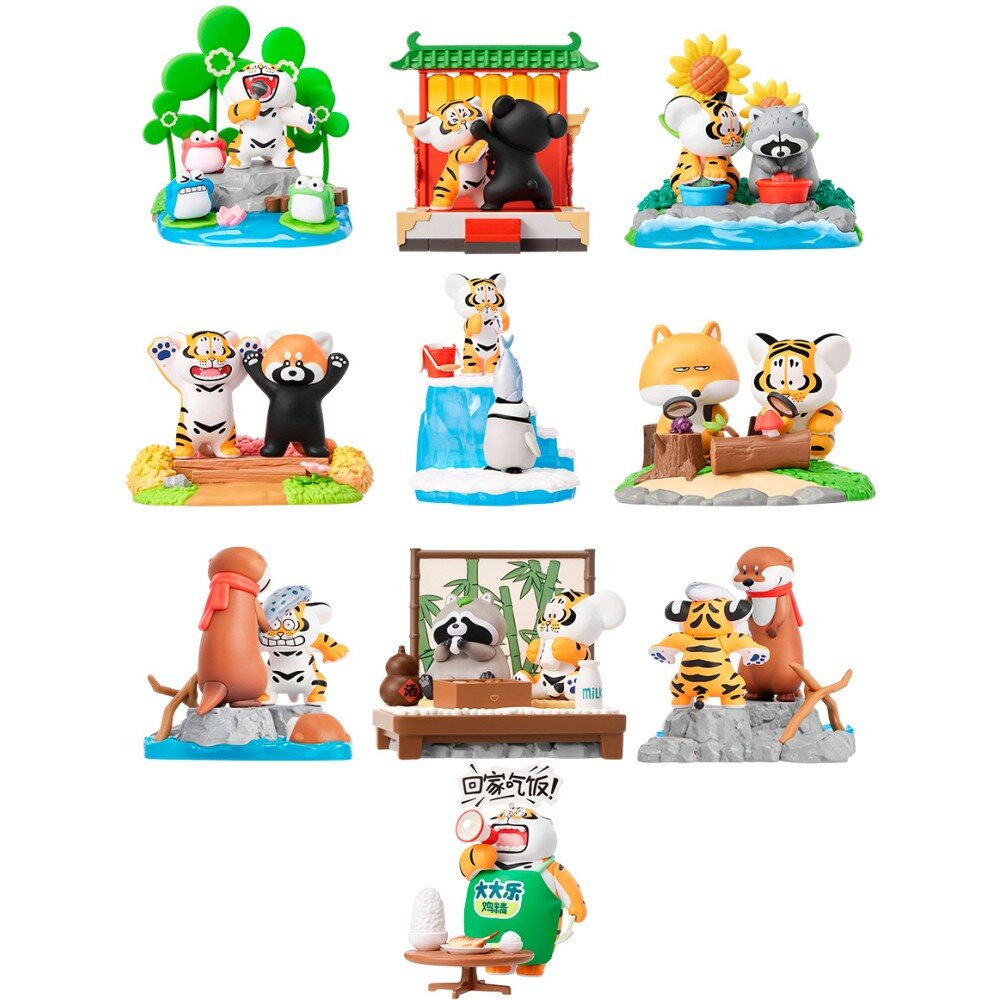 Фигурка Funism Alexander The Fat Tiger Little Tiger and His Companions (Blind Box) (1 шт)