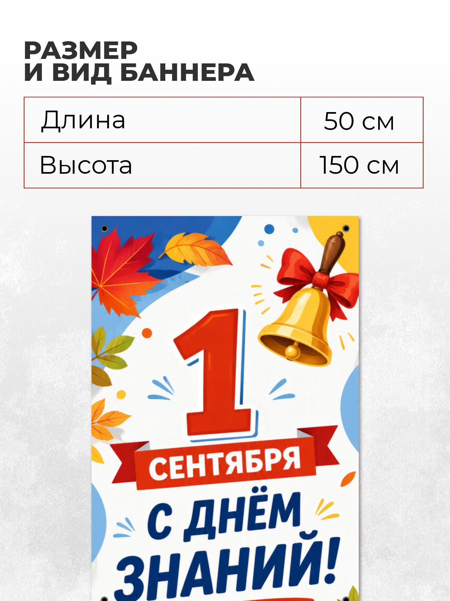 Баннер 1 сентября — фото 1