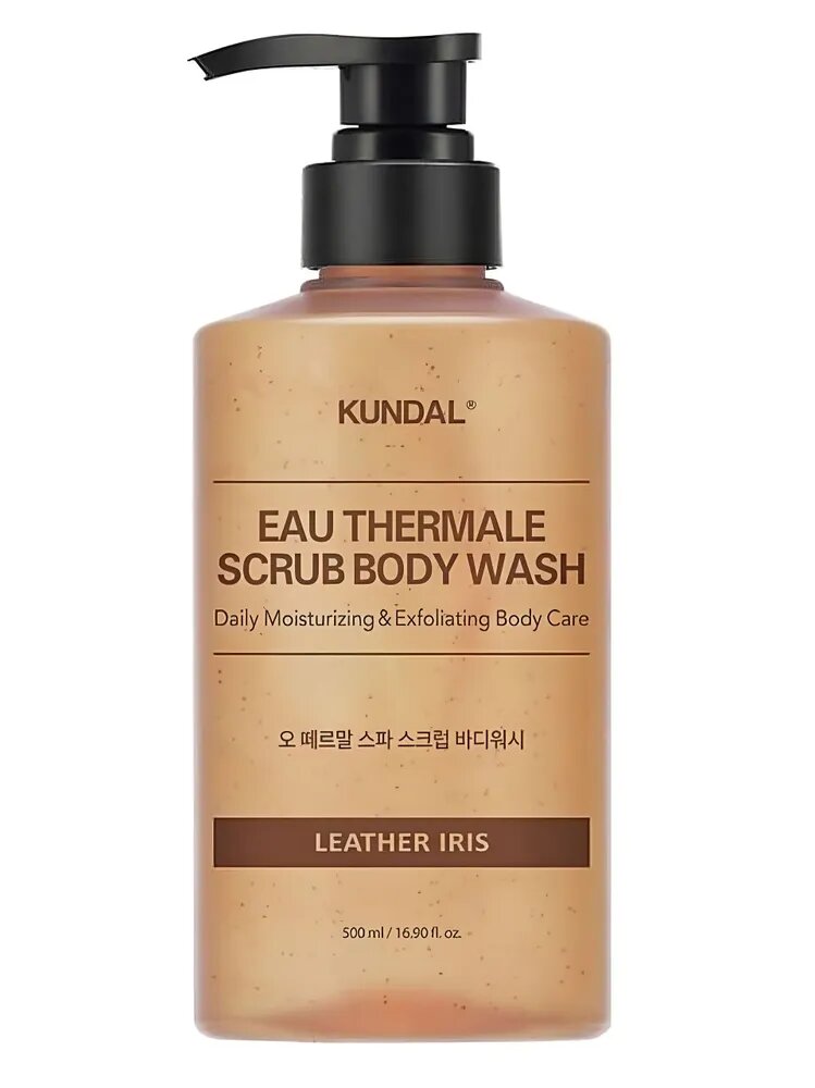 Скраб для тела «ирис» Kundal Leather Iris Scrub Body Wash, 500 мл