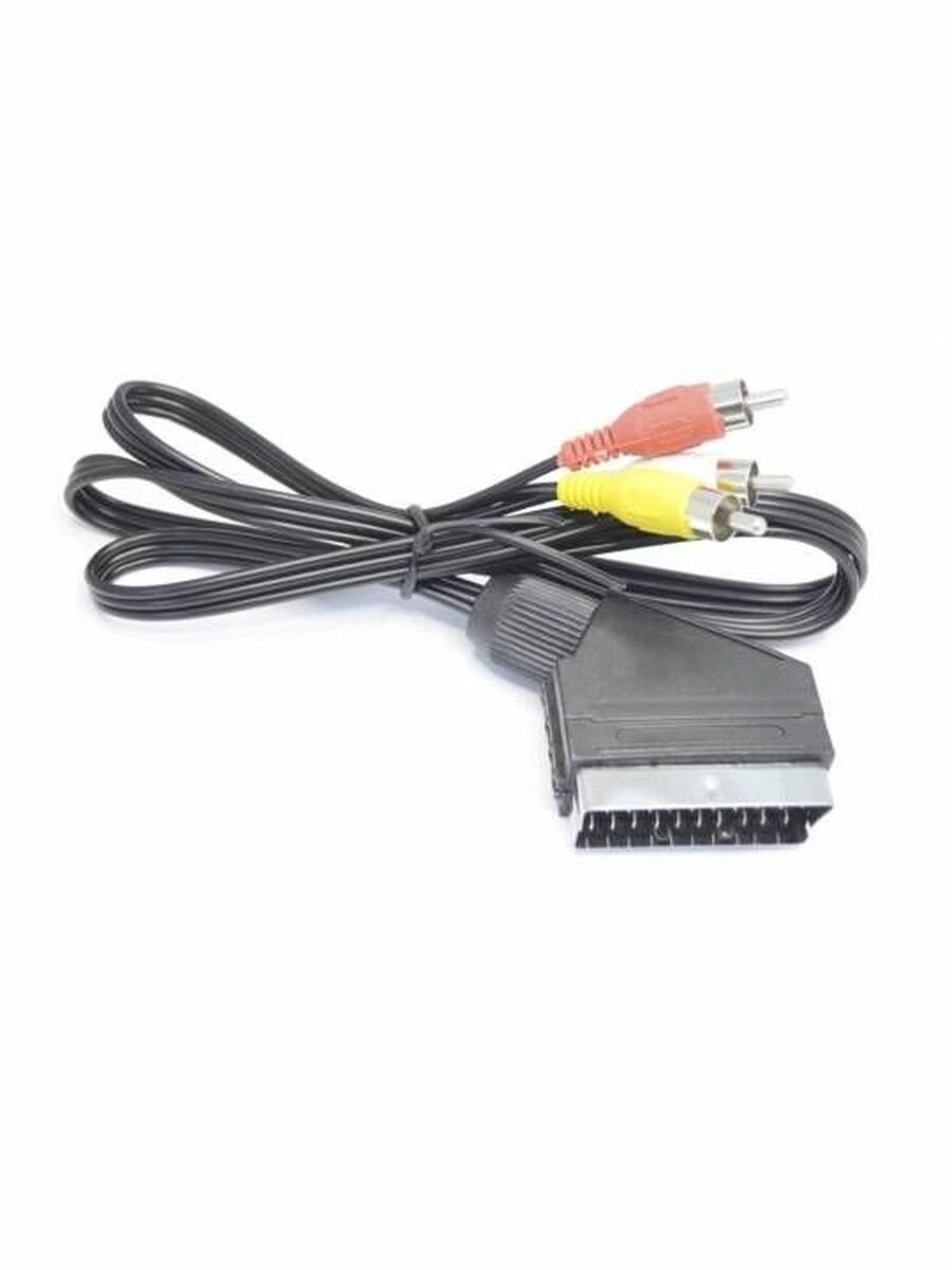 Кабель SCART x 3RCA -1м. — фото 1
