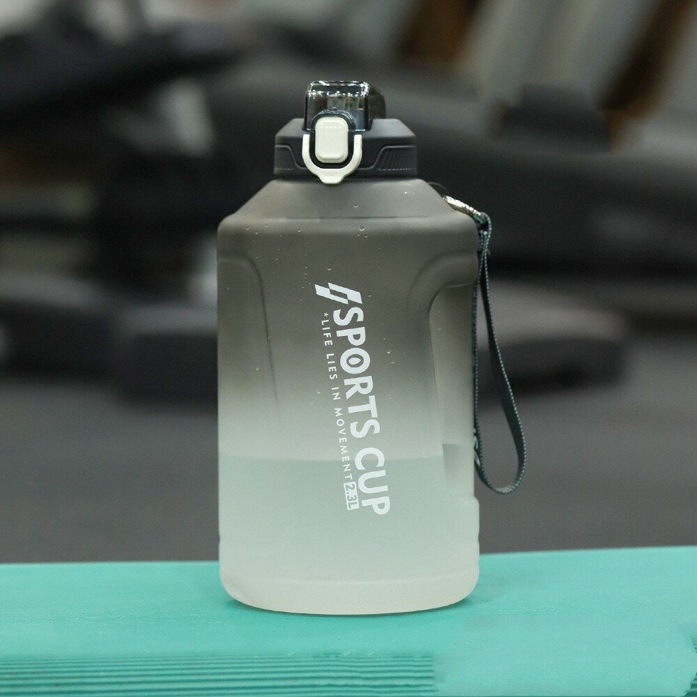 Space cup 15l and 23l gradient water bottles with leakproof design for active lifestyle black 2 3l